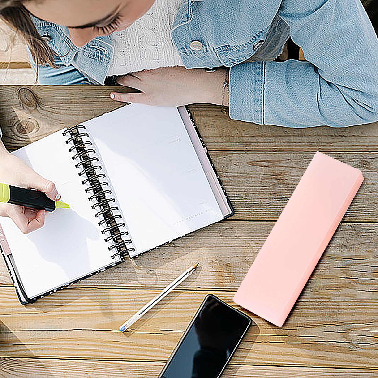 Blush Frosted Academic Essentials Organizer Box With Rounded Corners ...