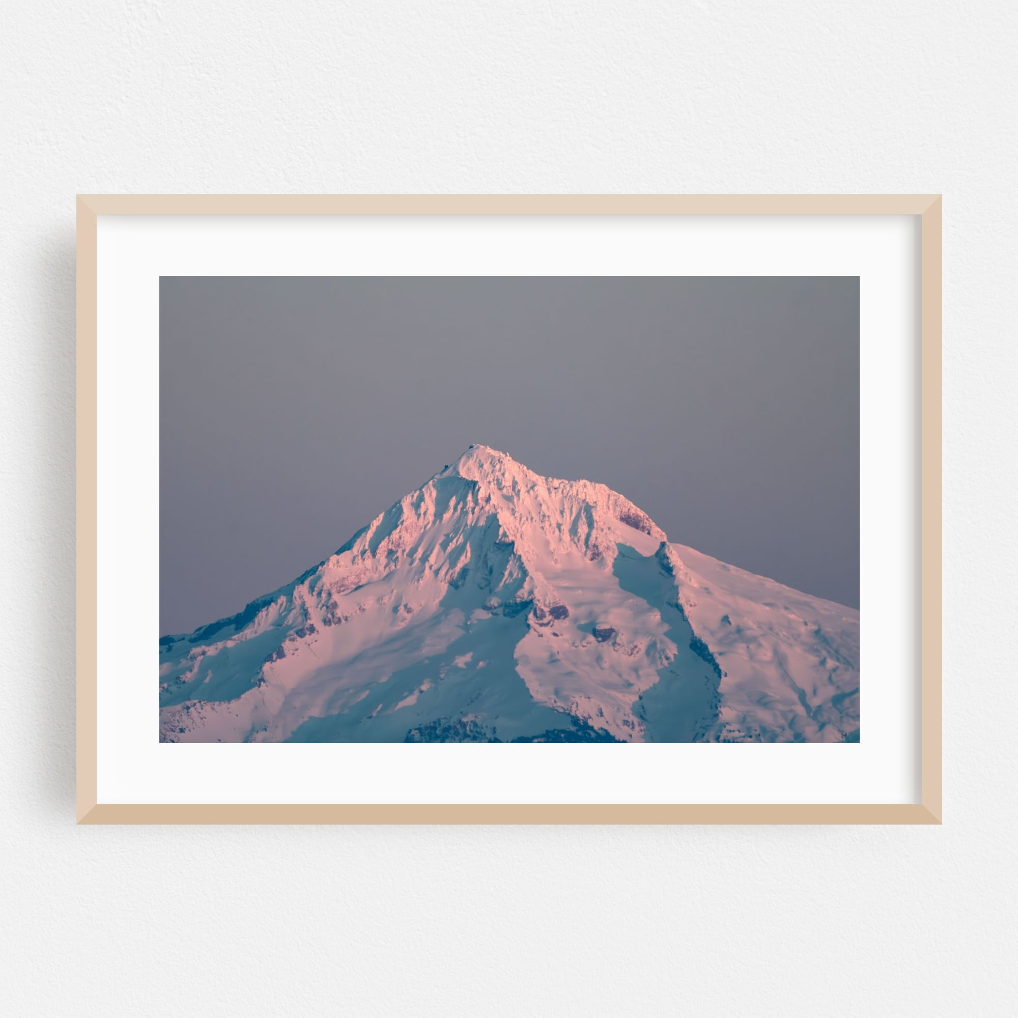 Blush Over Peaks - Portland Oregon Photography Mountain Snow Landscape ...