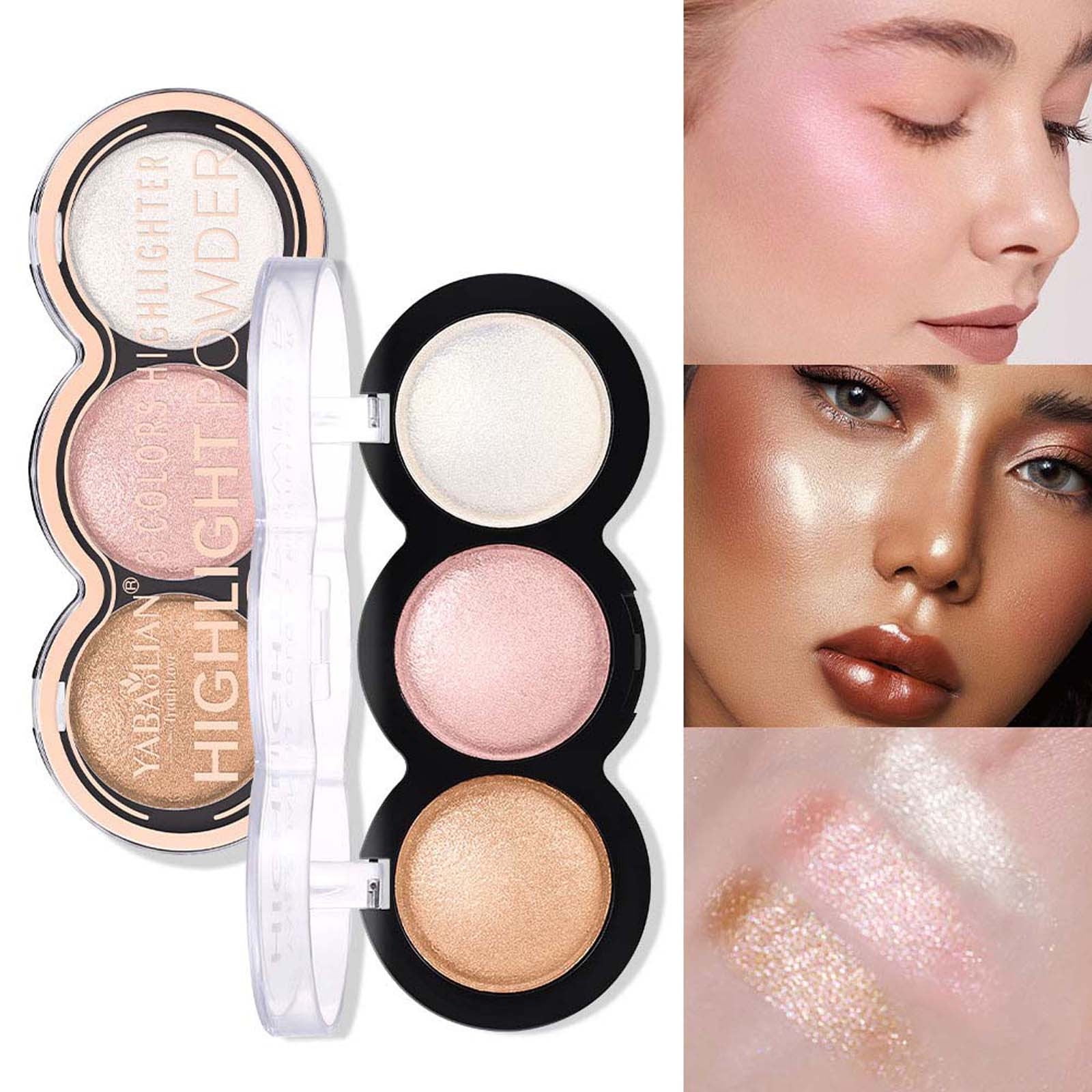 Blush Palette | Natural Powder Blush & Contour Makeup Tray ...