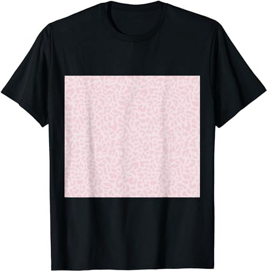 Blush Pink Cheetah Leopard Print Animal Skin Cute Trendy T-Shirt ...