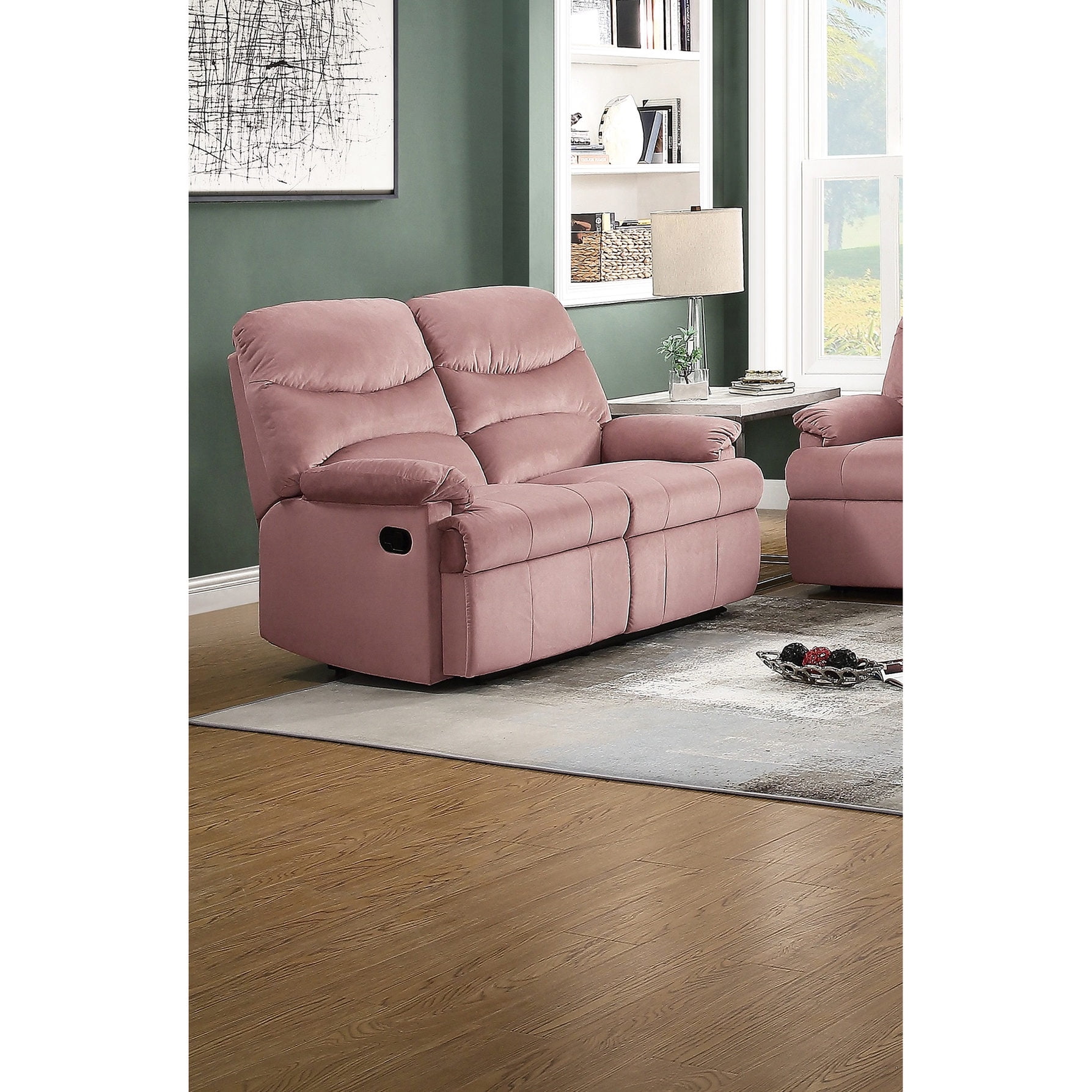 Blush Pink Hue - Manual Motion Function - Living Room Relax ...