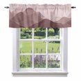 Blush Pink Mountain Ridges Valances for Windows, Pink Ombre Line ...