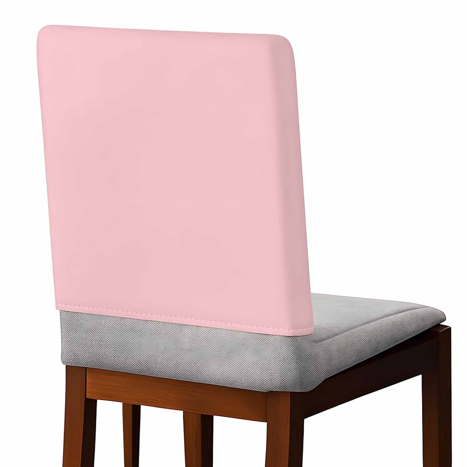 Blush Pink Pure, Chair Back Covers for Dining Chairs 4 Pack, Washable ...