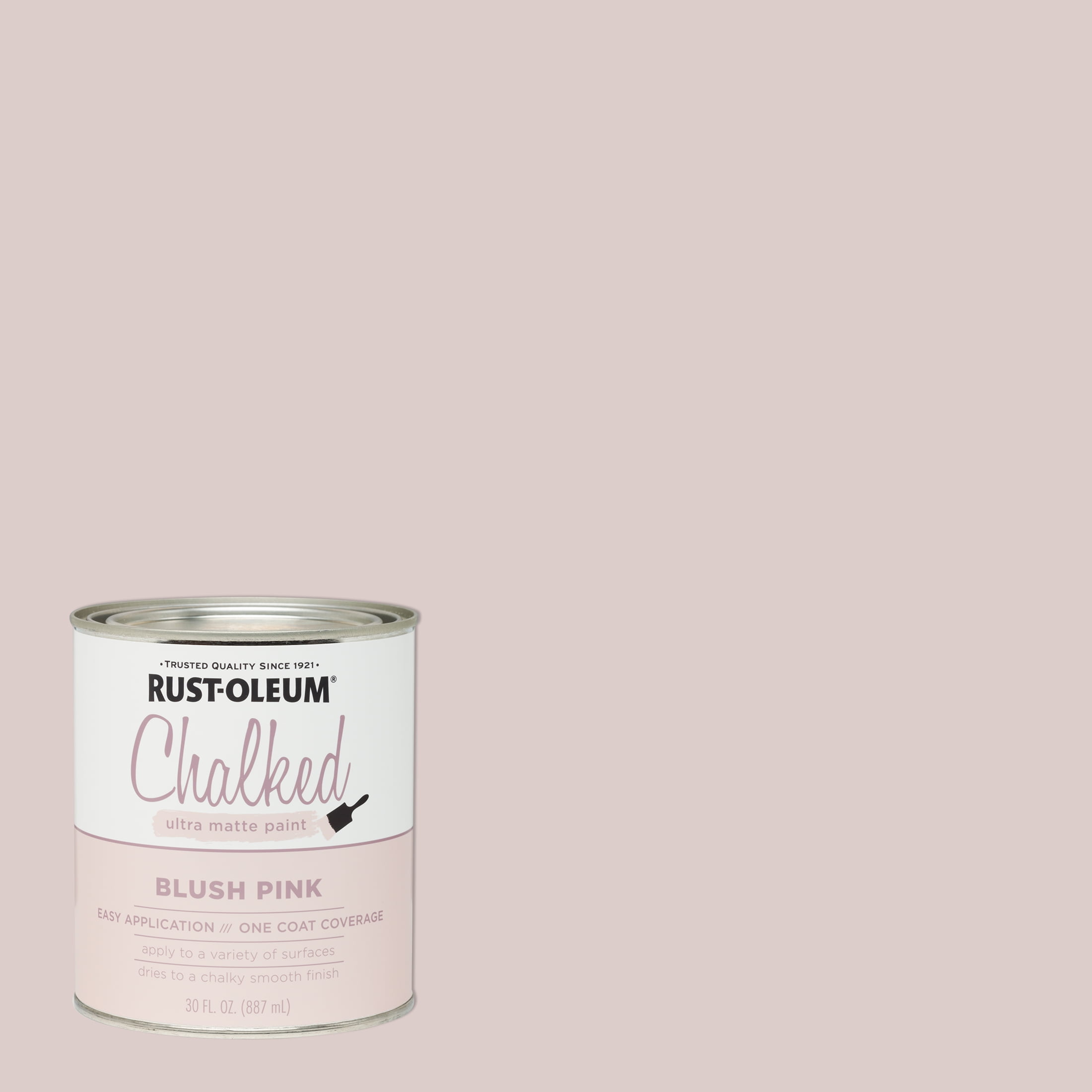 Blush Pink, Rust-Oleum Chalked Ultra Matte Interior Paint-285142, Quart ...