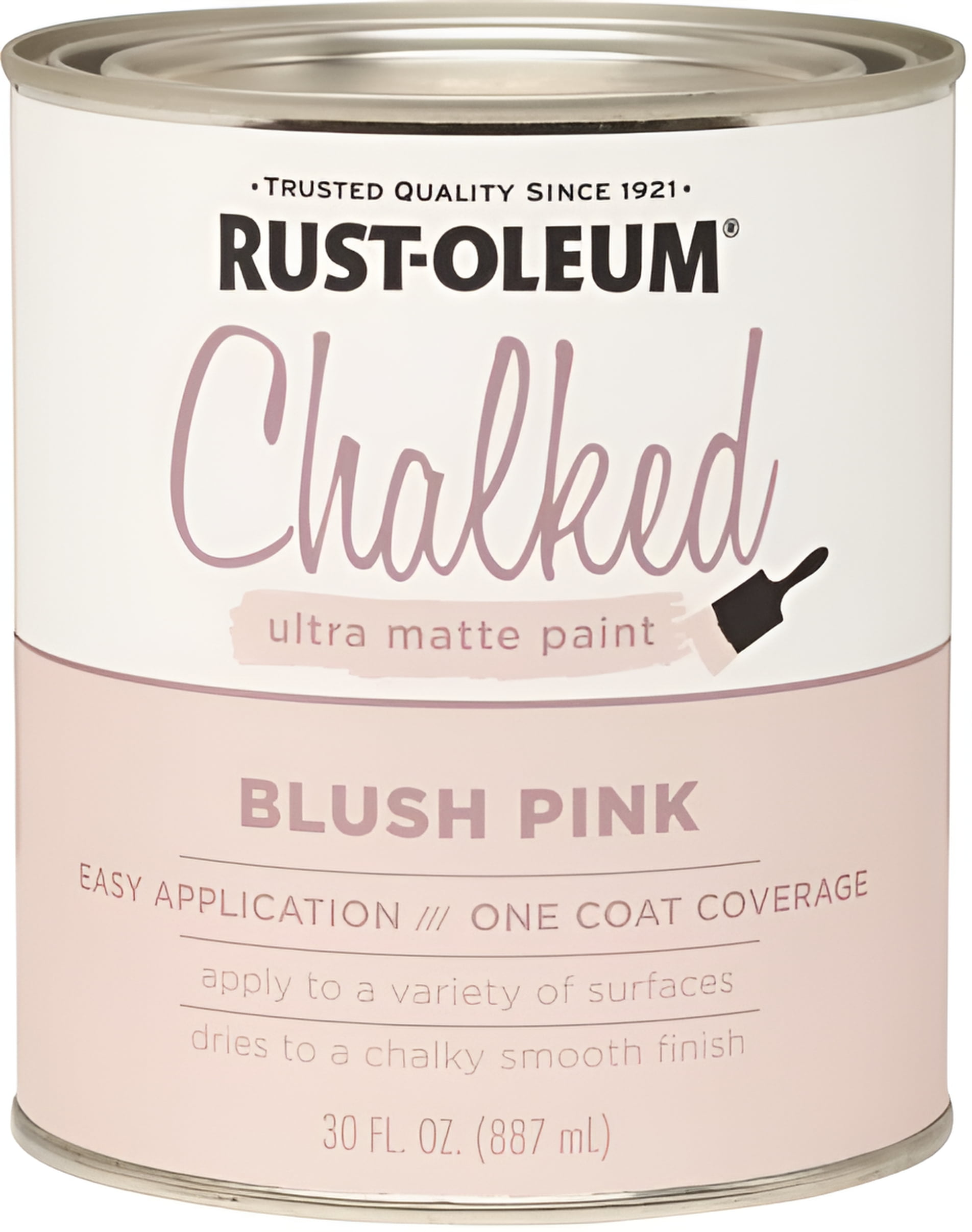 Rust-Oleum Ultra Matte Chalked Paint, Blush Pink, Quart, Easy Clean ...
