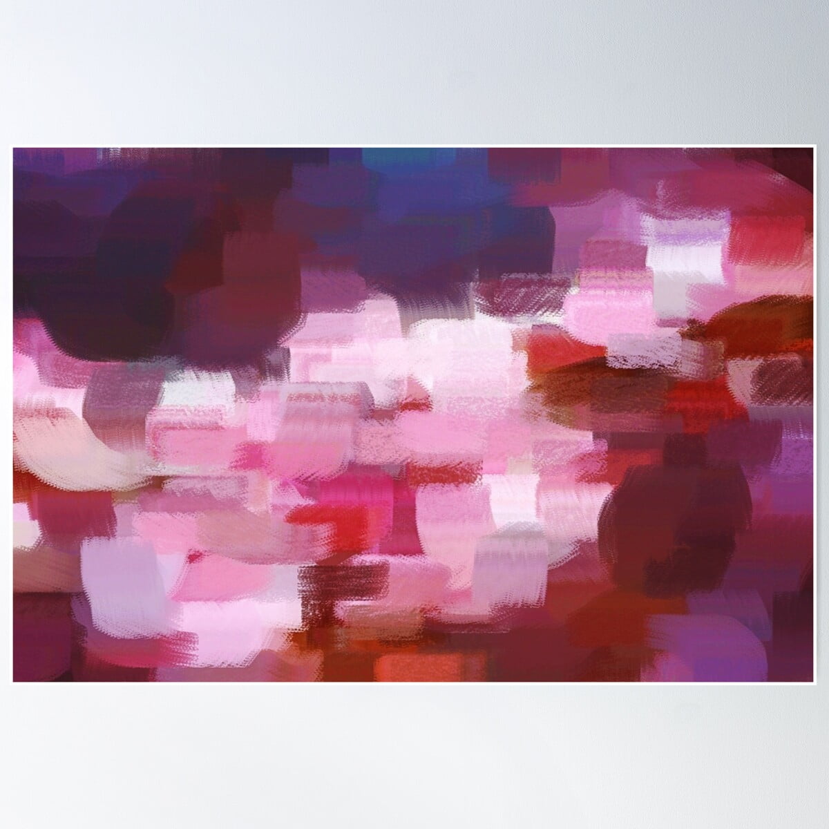 Blush Poster Wall Art, Modern Wall Decor For Living Room Bedroom, 8x12 ...