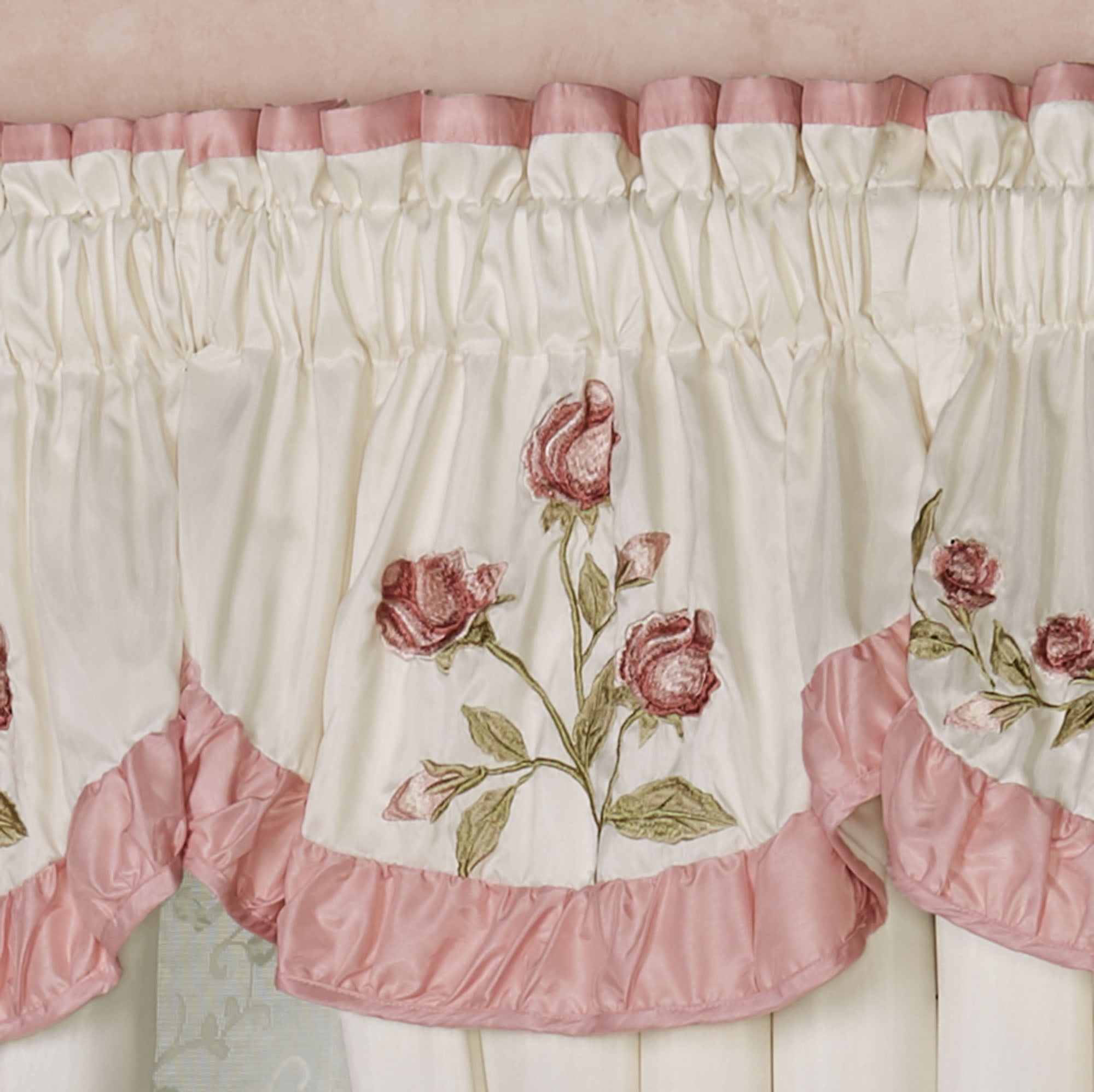 Blush Rose Insert Valance 36 x 18 Insert Valance 36 x 18 Inches ...