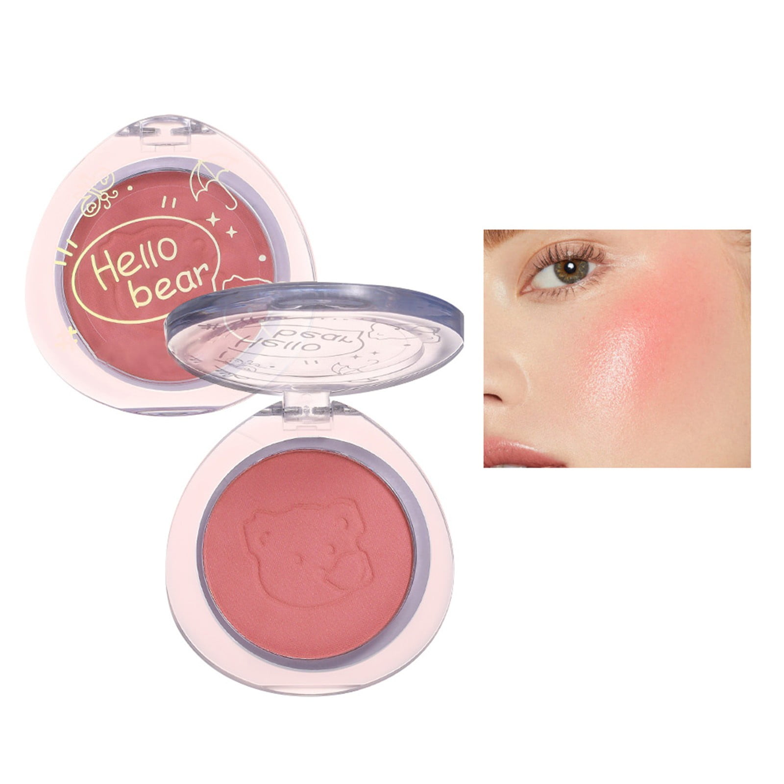 Blush Rouge Fine Glitter Six Colors Long Lasting Makeup That Won’T Fade ...