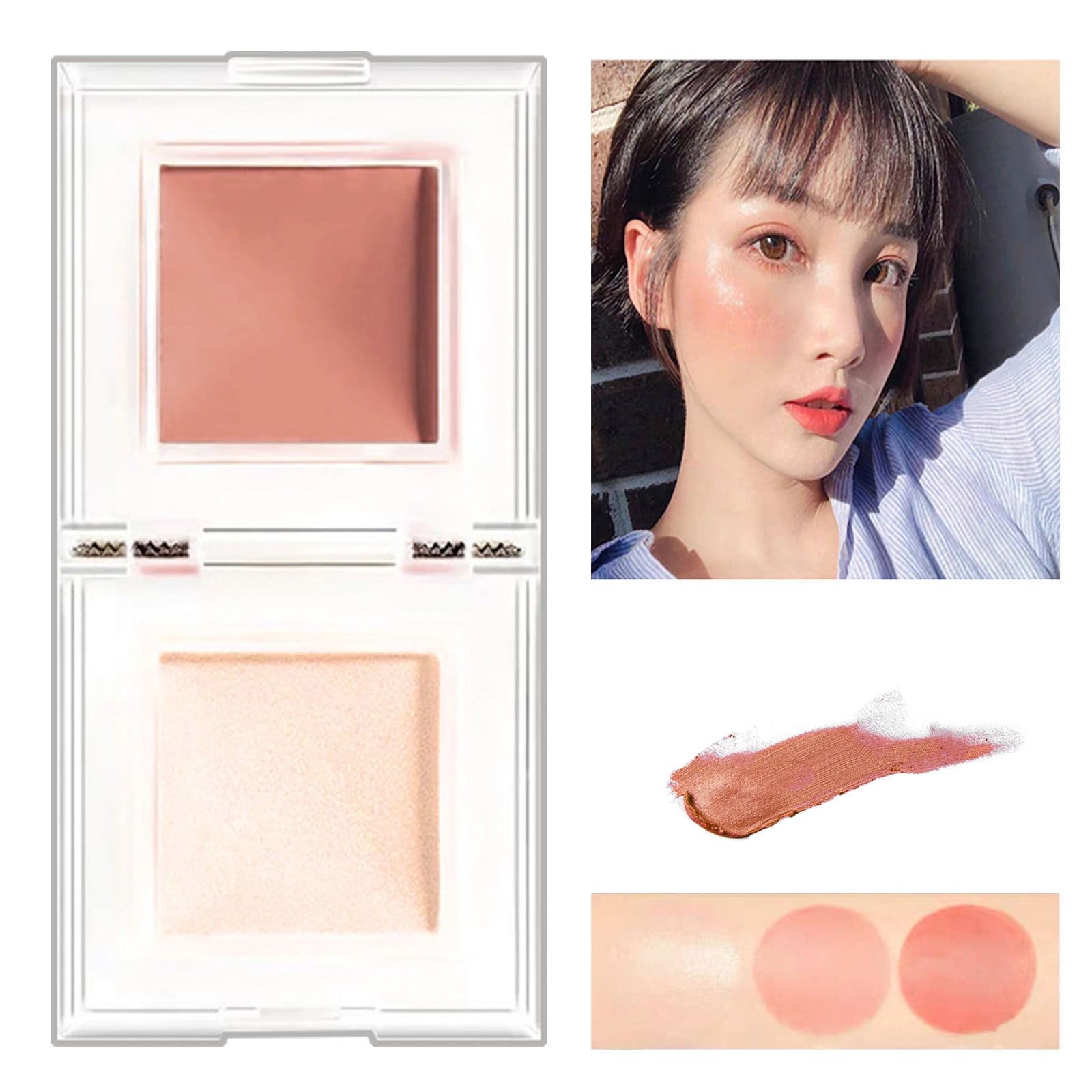 Blush Small Ice High Gloss Blush All-In-One Plate Two-Color Repair ...