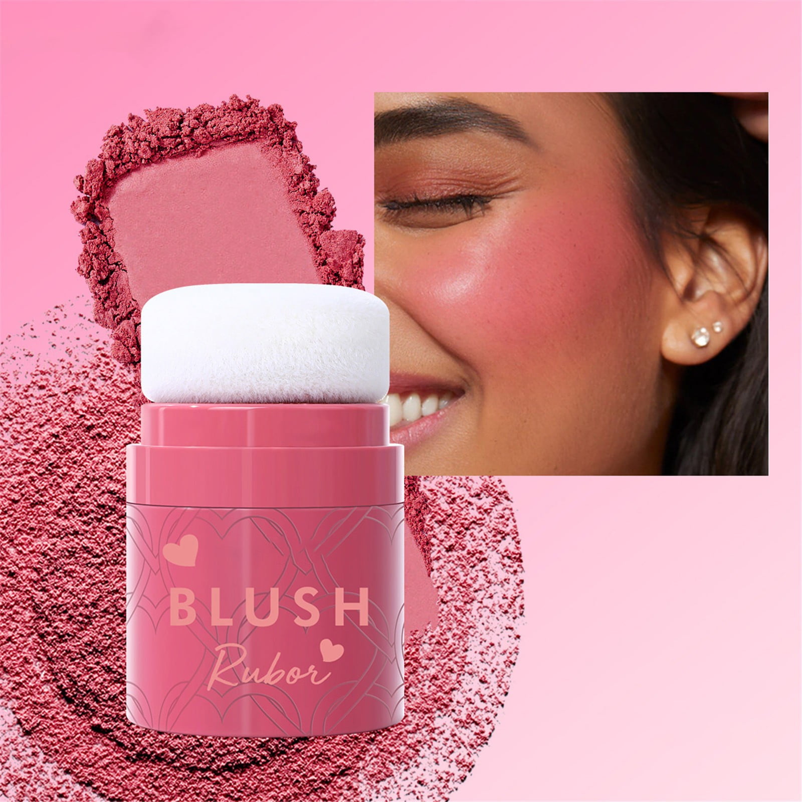 Blush Sponge Head Powder Blusher and Durable Makeup Without Fading ...
