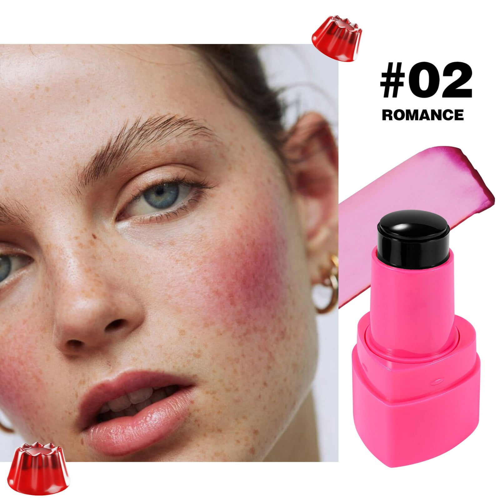 Blush Stick for Cheeks Face Makeup with Cream to Powder Formula Makeup ...