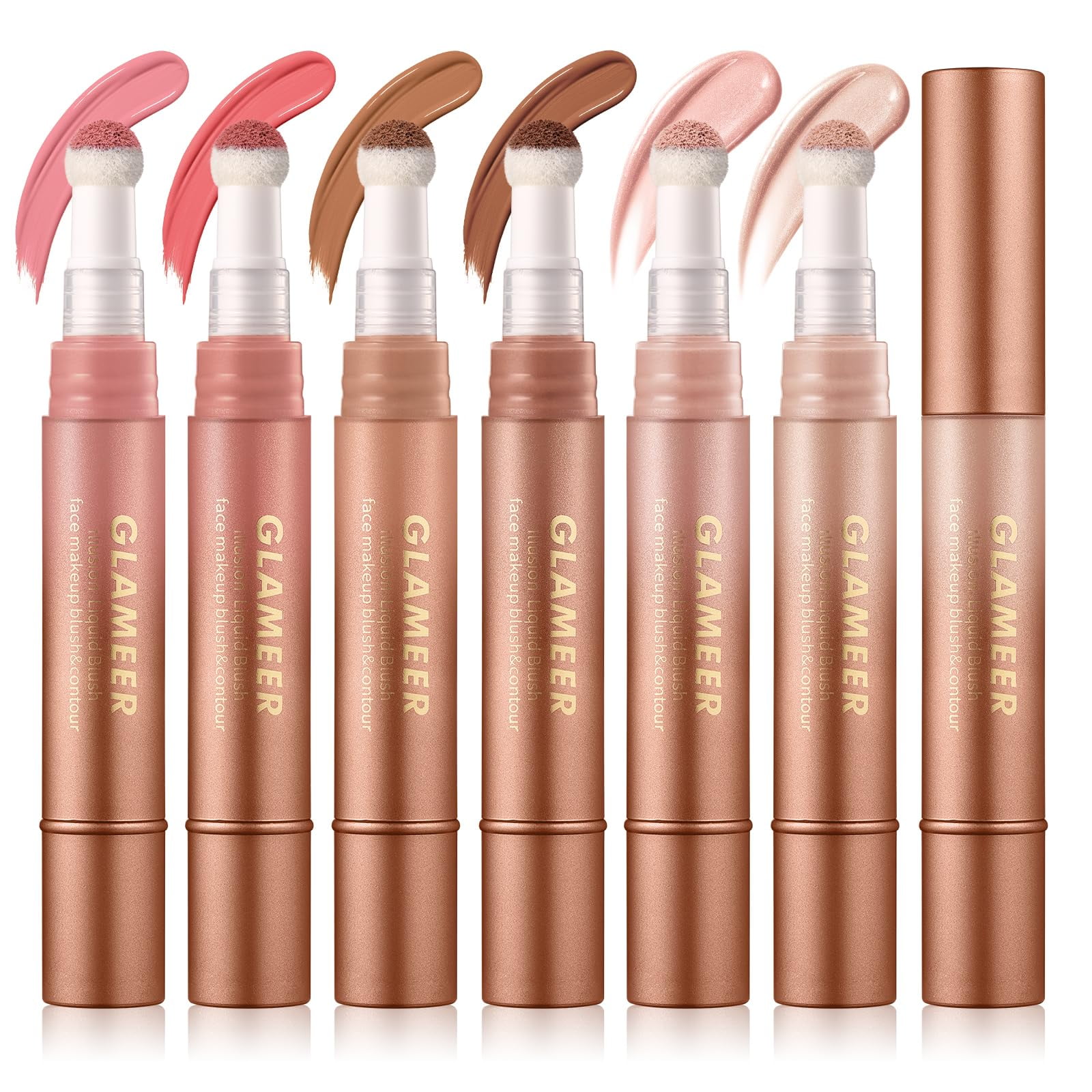 Blush Stick,Liquid Blush Stick,Silky Smooth Creamy Formula,Lightweight ...
