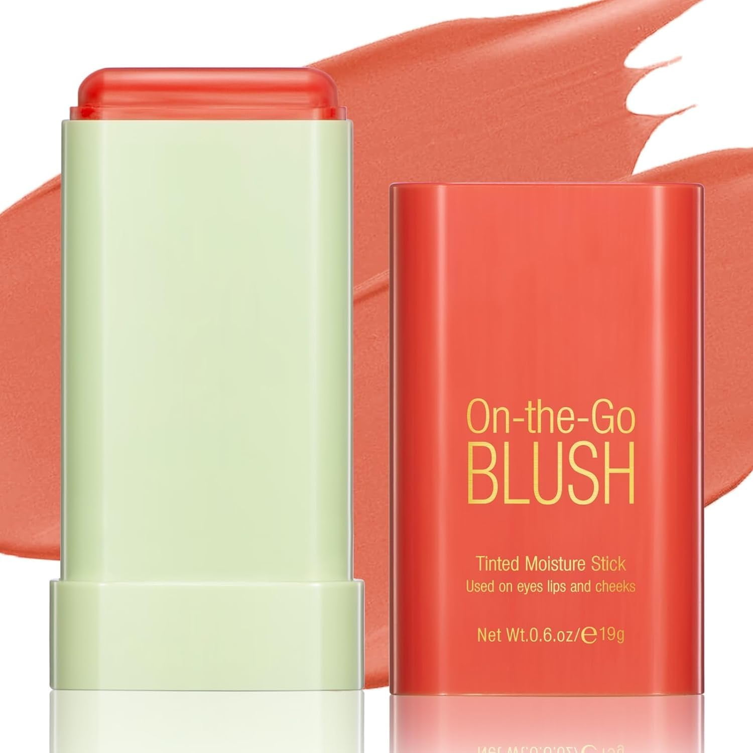 Blush Stick Long-Lasting Cream, 3 Colors, Cruelty-Free, Solid ...
