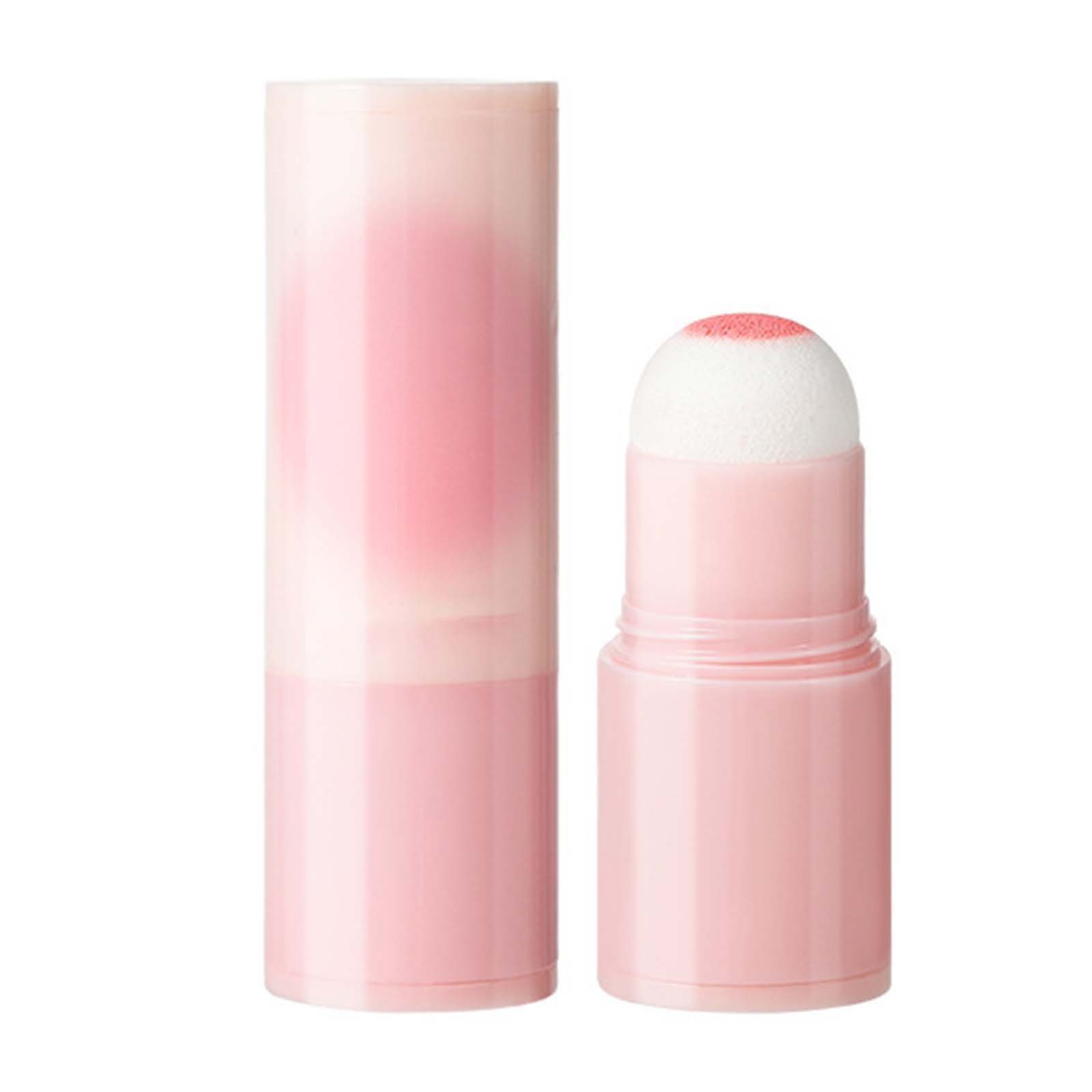 Blush Stick with Sponge Natural Looking Tint Makeup Tool for Cheeks ...