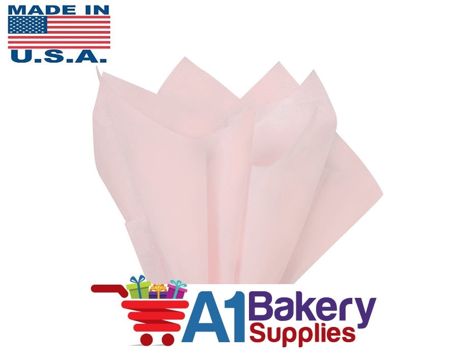 Blush Tissue Paper Squares, Bulk 100 Sheets, Premium Gift Wrap by A1 ...