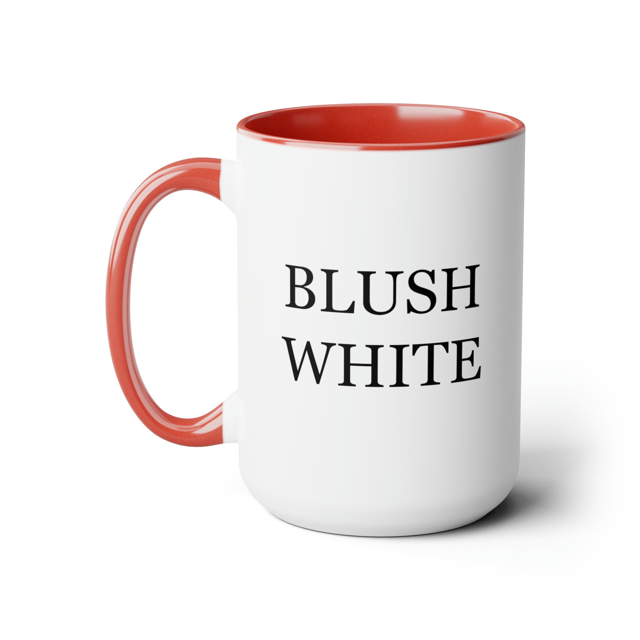 Blush White Wine Costume Two-Tone Coffee Mugs, 15oz - Walmart.com
