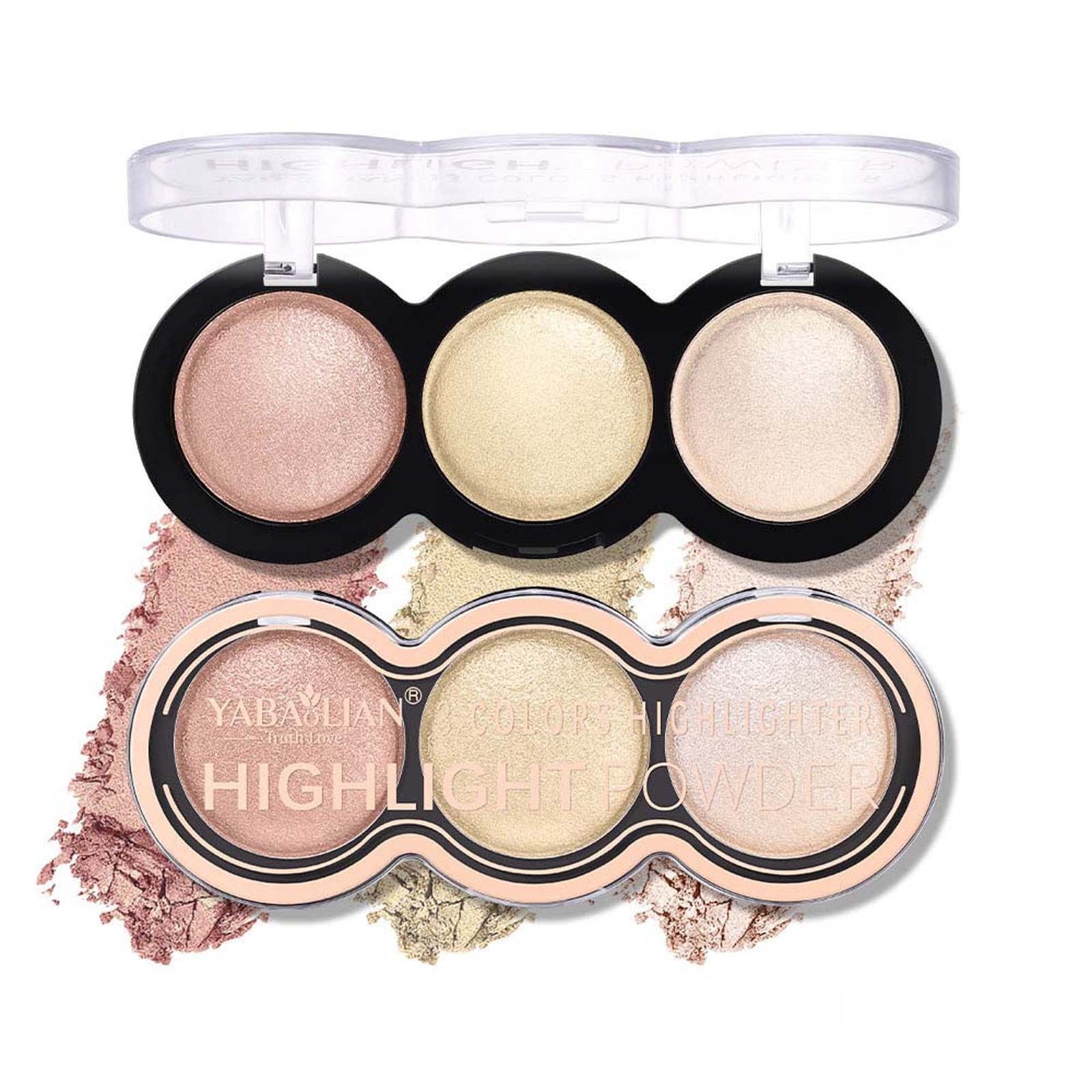 Blush and Contouring Palette, Natural Pigmented Powder for Cheeks and ...