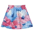 Blushblue Poppy Pattern Cotton Skirt Built-in Liner Elastic A-Line ...