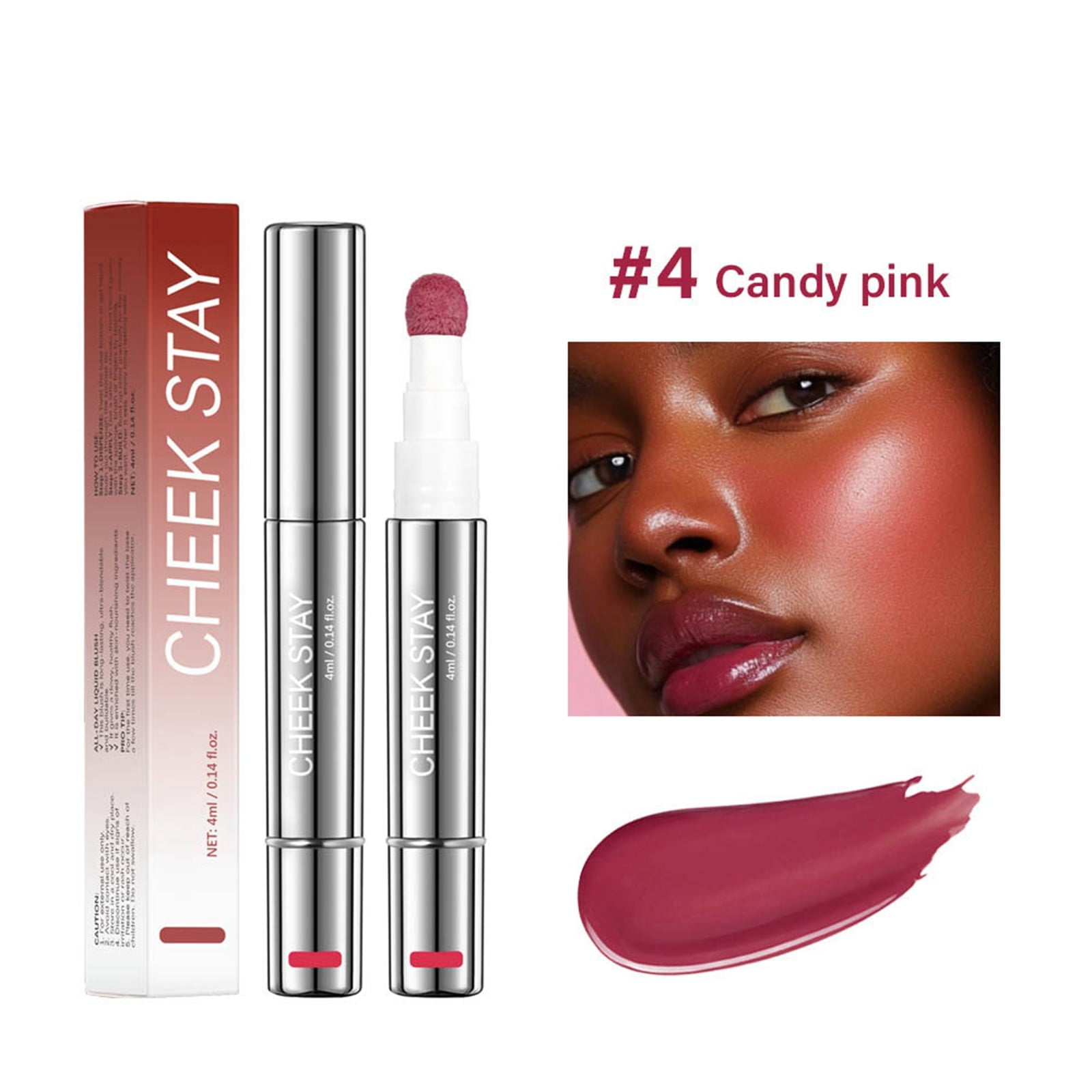 Blushed Liquid Tint Cheeks Long Lasting Cosmetics Soft Creamy Natural ...