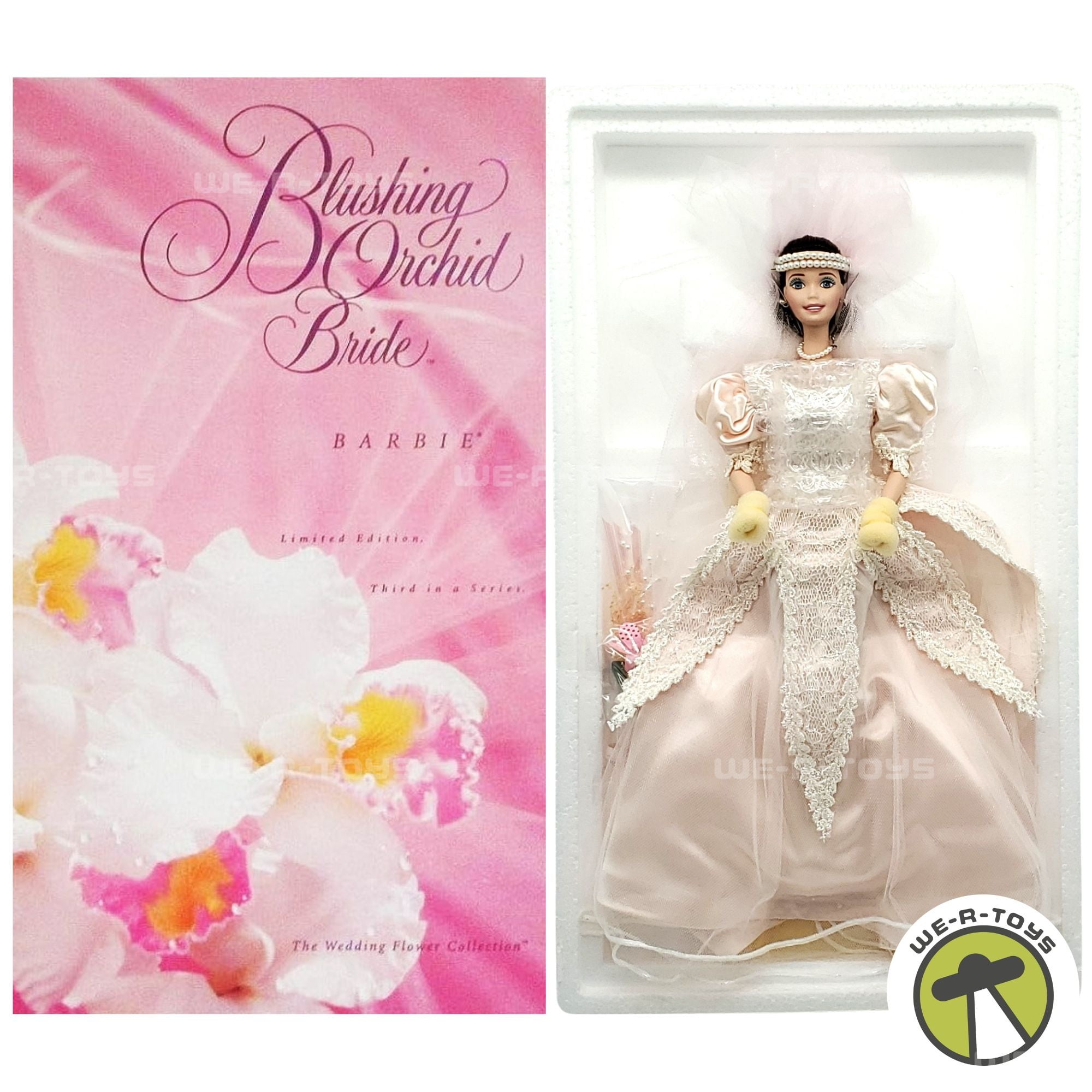 Mattel Bridal Barbie - Blushing Orchid Bride, Limited Edition Porcelain ...