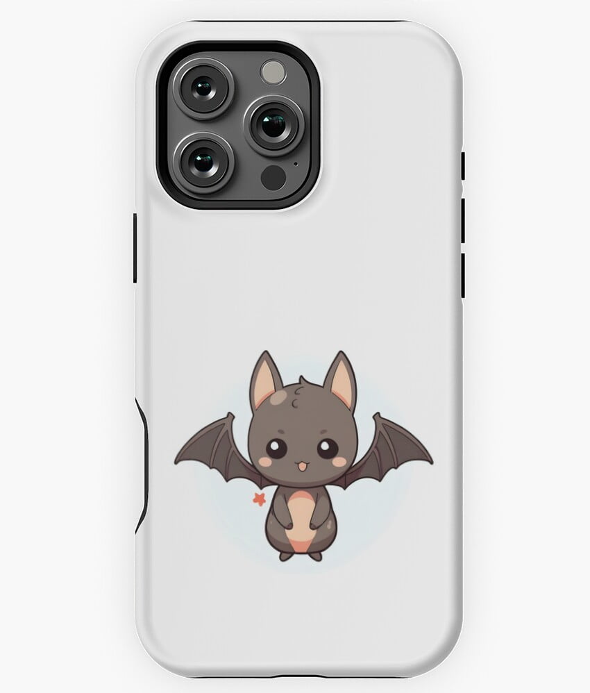Blushy Kawaii Bat Chibi Cute Funny Vampire Bat M15159 Phone case for ...
