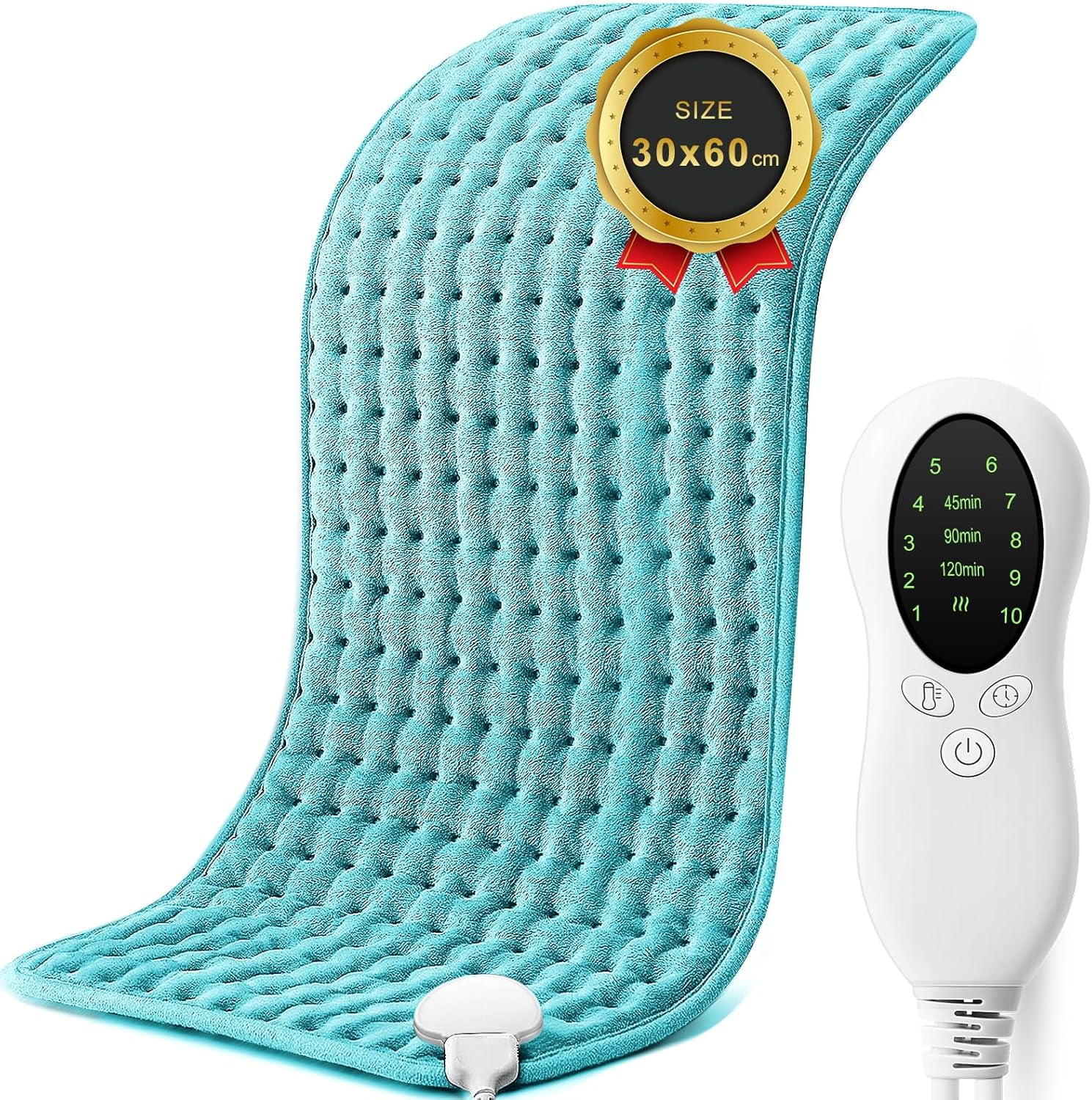 Blusmart Large Electric Heating Pad 12"x24" for Back Pain Relief ...