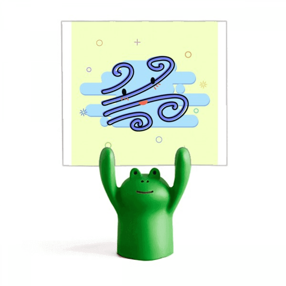 Blustery Gale Animation Memo Holder Cartoon Animal Frog Stand ...