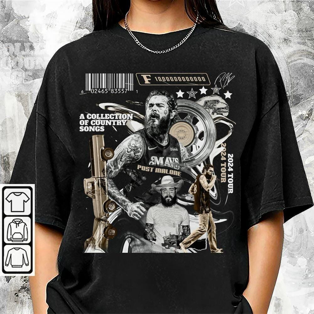 Blvckstyle Retro Post Malone Posty 90s Shirt, Vintage Rapper Bootleg ...