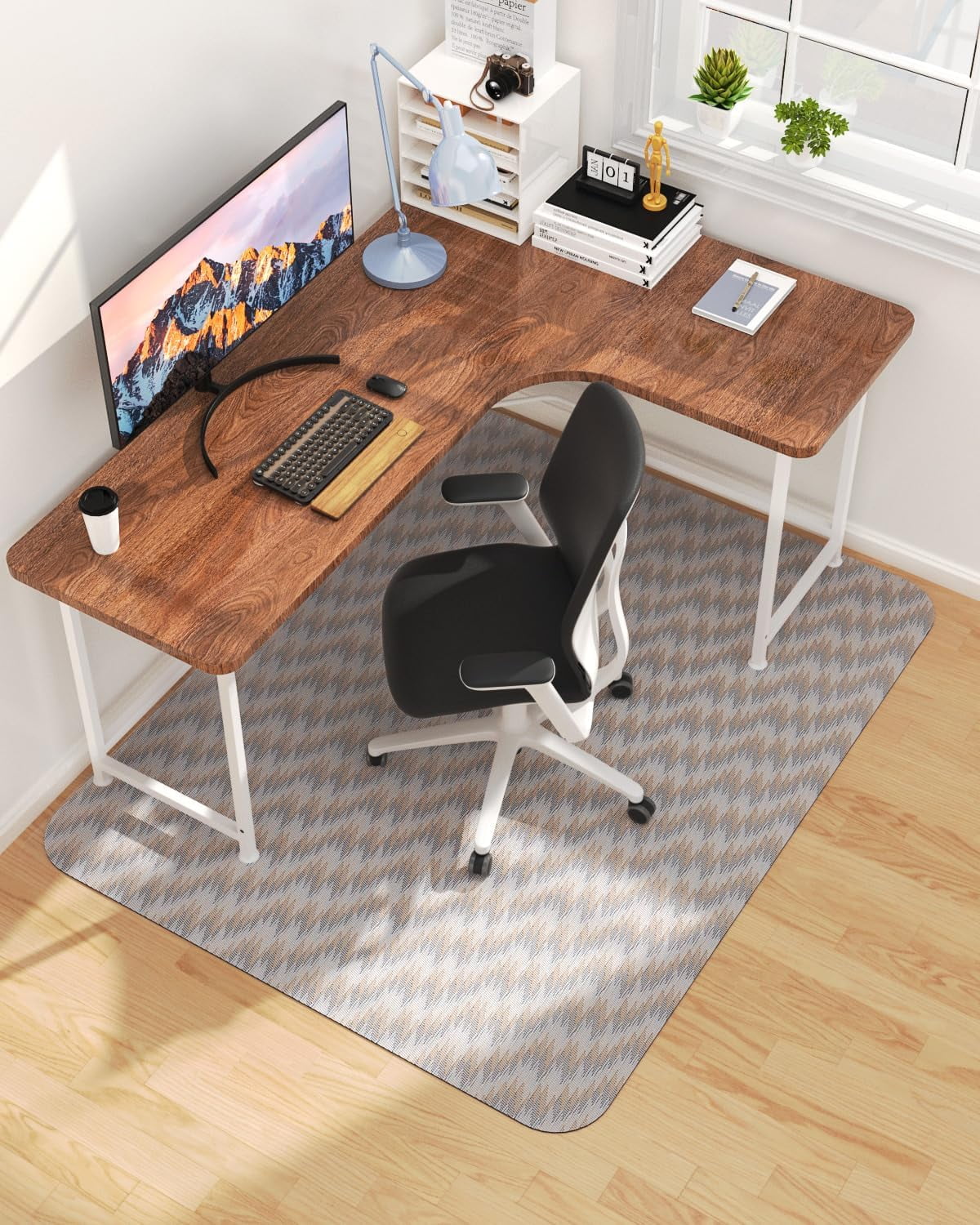 Blvornl Large Office Chair Mat for Hardwood Floor, Rolling Chair Chair ...
