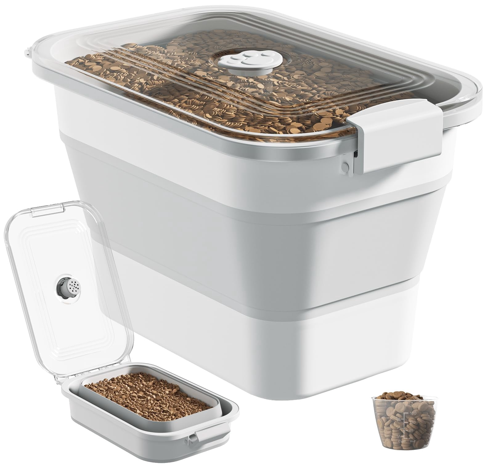 Blvvd2Ho 13 lbs Airtight Dog Food Storage Container,【Keep Dry Food ...