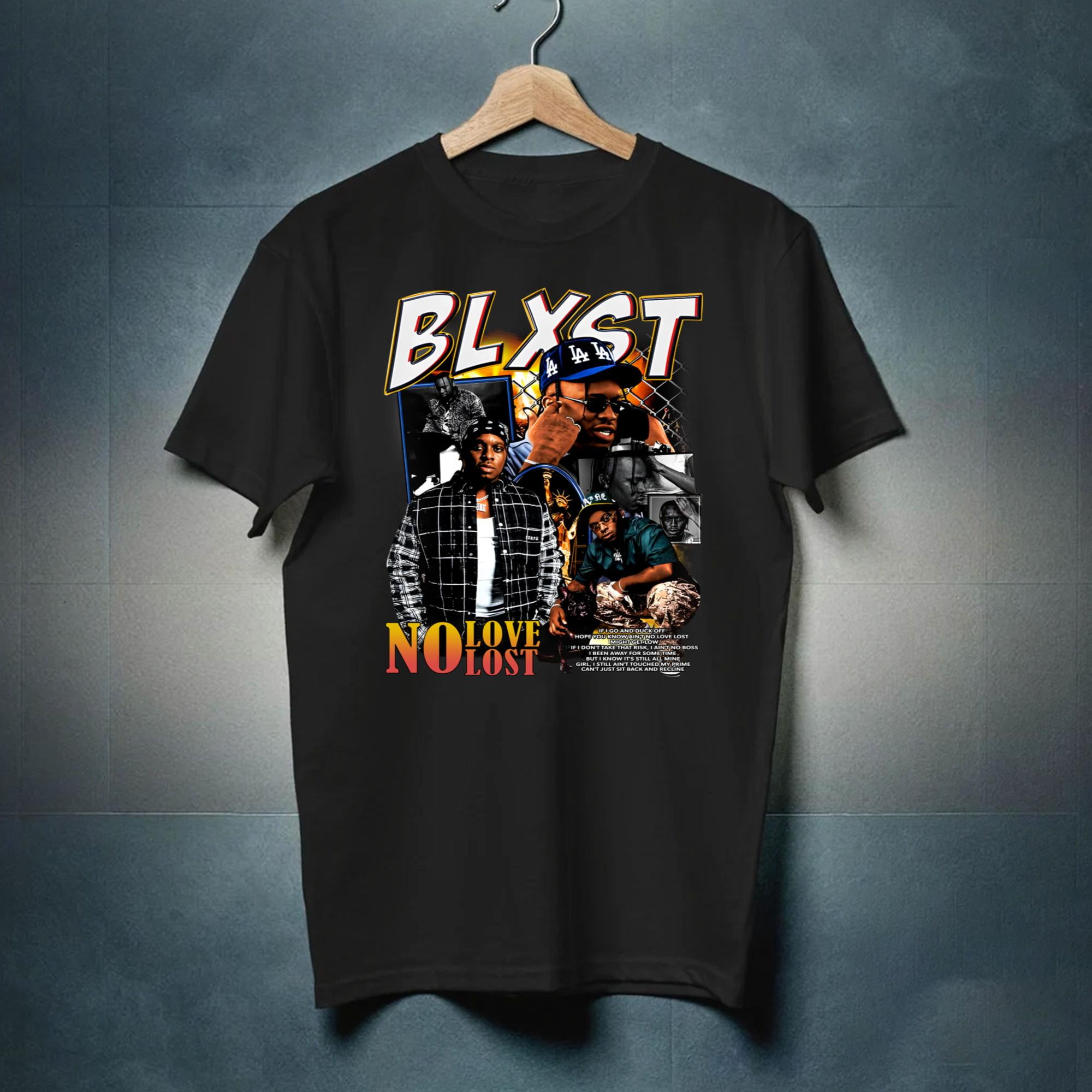 Blxst No Love Lost Shirt, Vintage Style Blxst Rapper Graphic Hip Hop T ...