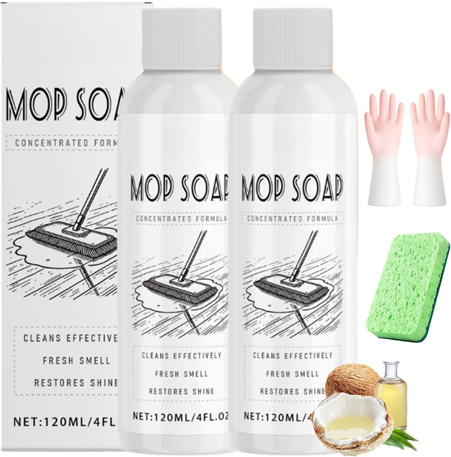 Blyss Mop Soap Baja Aroma with Natural Scented Brazilian Wave Formula Highly Scented Long ...