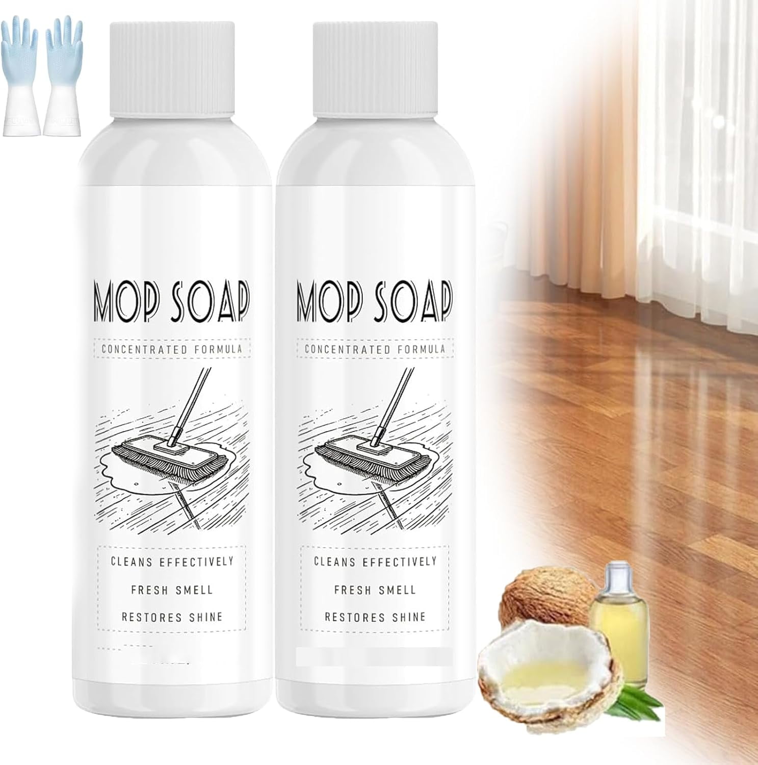 Blyss Mop Soap, Blyss Baja Aroma Natural Scented Mop Soap for Floor Cleaning, R & W Co Mop Soap ...