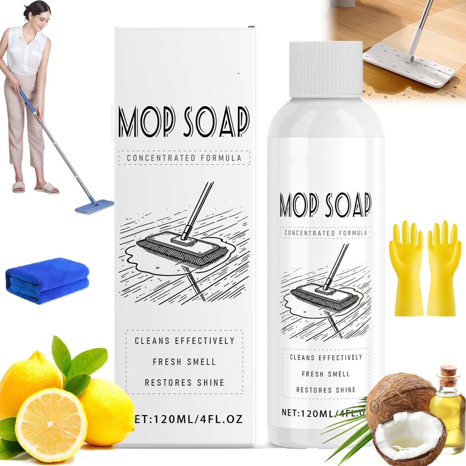 Blyss Mop Soap, Blyss Natural Scented Mop Soap, Brazilian Waves Mop Soap, Highly Scented Mop ...