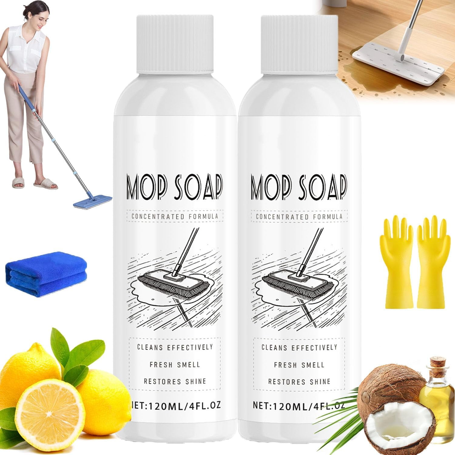 Blyss Mop Soap, Blyss Natural Scented Mop Soap, Brazilian Waves Mop Soap, Highly Scented Mop ...