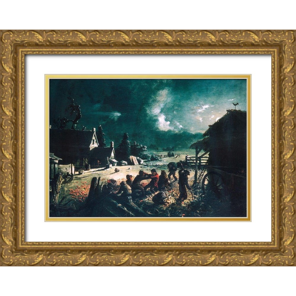 Blythe, David Gilmour 32x24 Gold Ornate Wood Framed with Double Matting ...