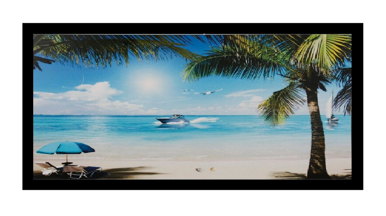 Bm Traders Beach Beauty Wall Sticker Poster Print Without Frame (20 X ...