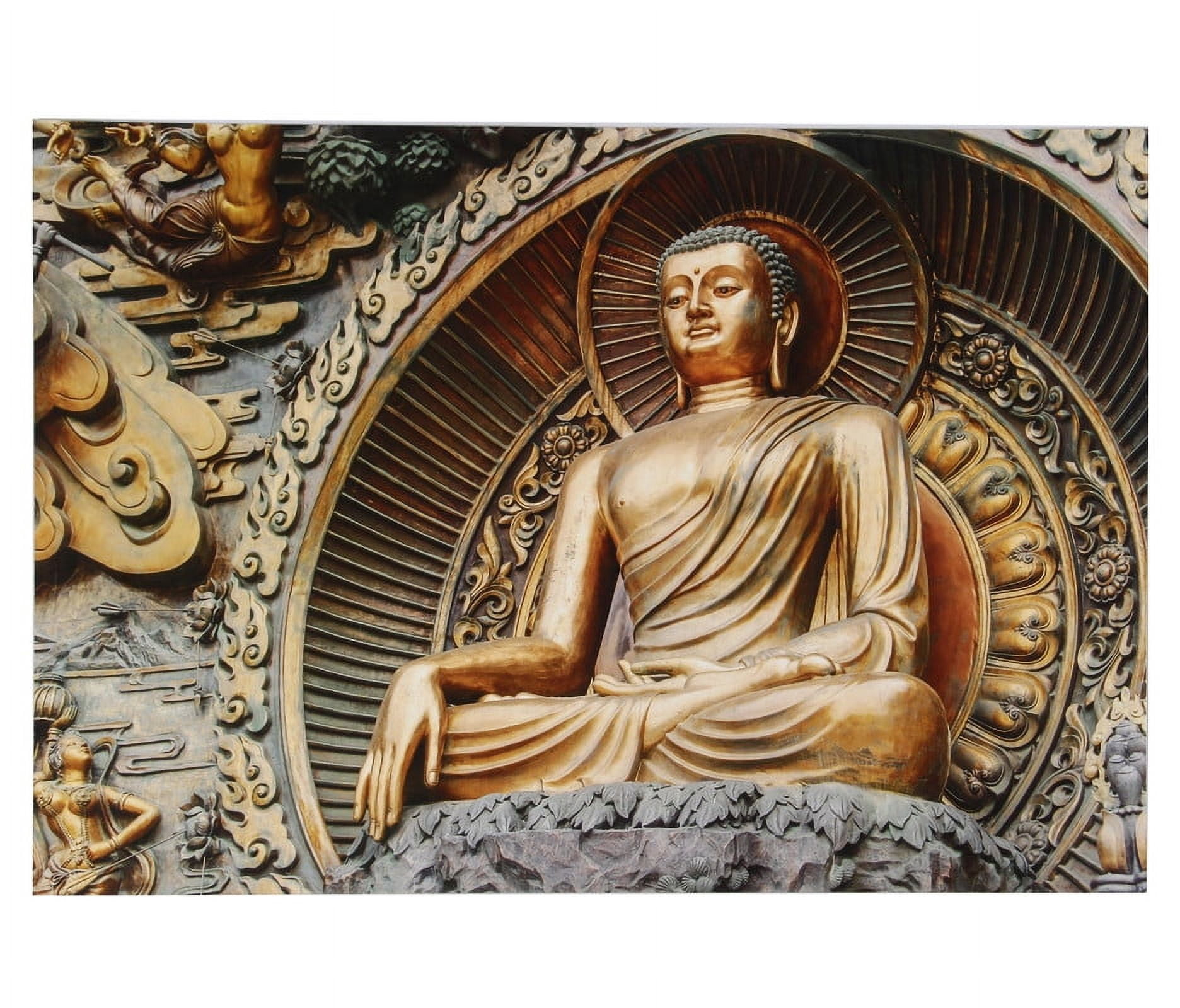 Bm Traders Lord Buddha Wall Poster Print Without Frame (20 X 28 Inches ...
