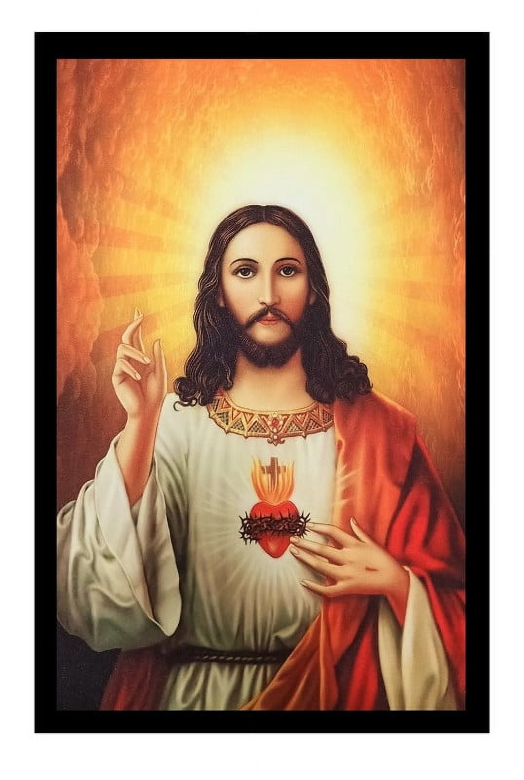 Bm Traders Lord Jesus Wall Sticker Poster Print Without Frame (20 X 28 ...