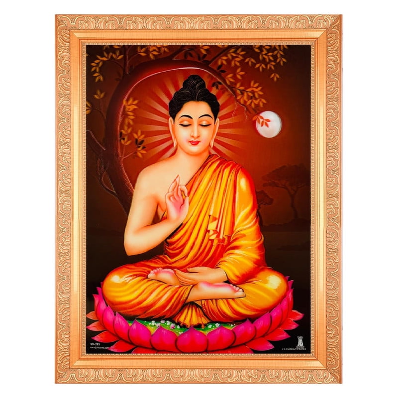 Bm Traders Meditating Budha Vintage Collection 5 Dimensional Layer ...