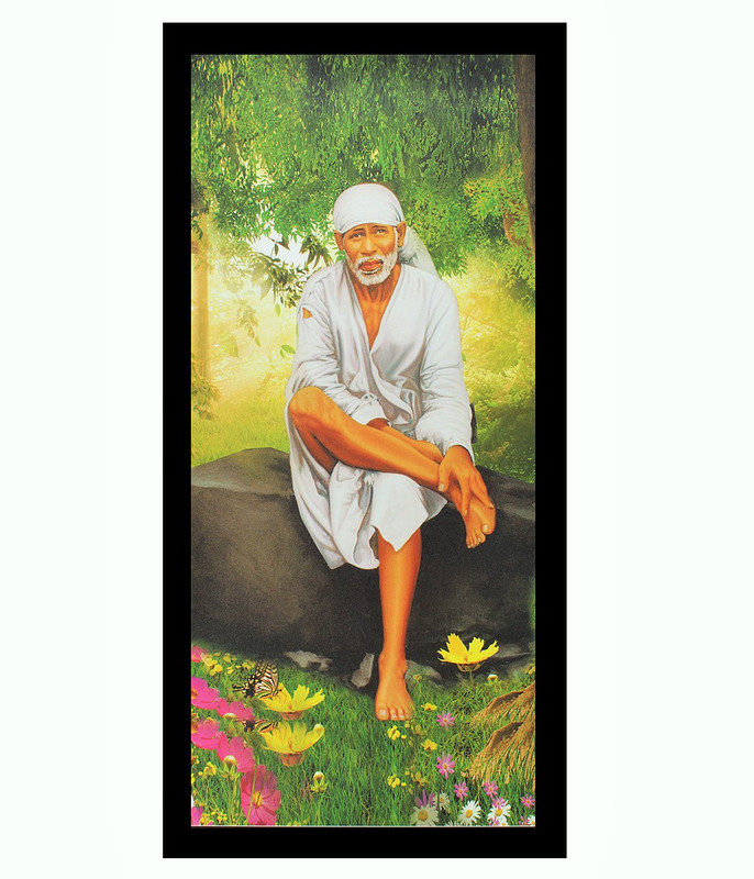 Bm Traders Sai Baba Shirdi Wall Sticker Poster Print Without Frame (20 ...