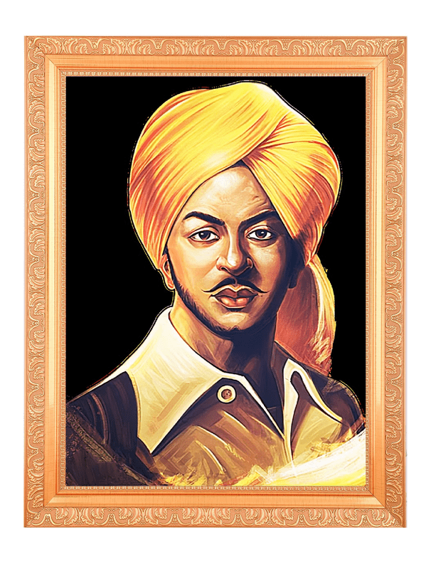 Bm Traders Shaheed Bhagat Singhji Vintage Design Digital Print Photo In ...