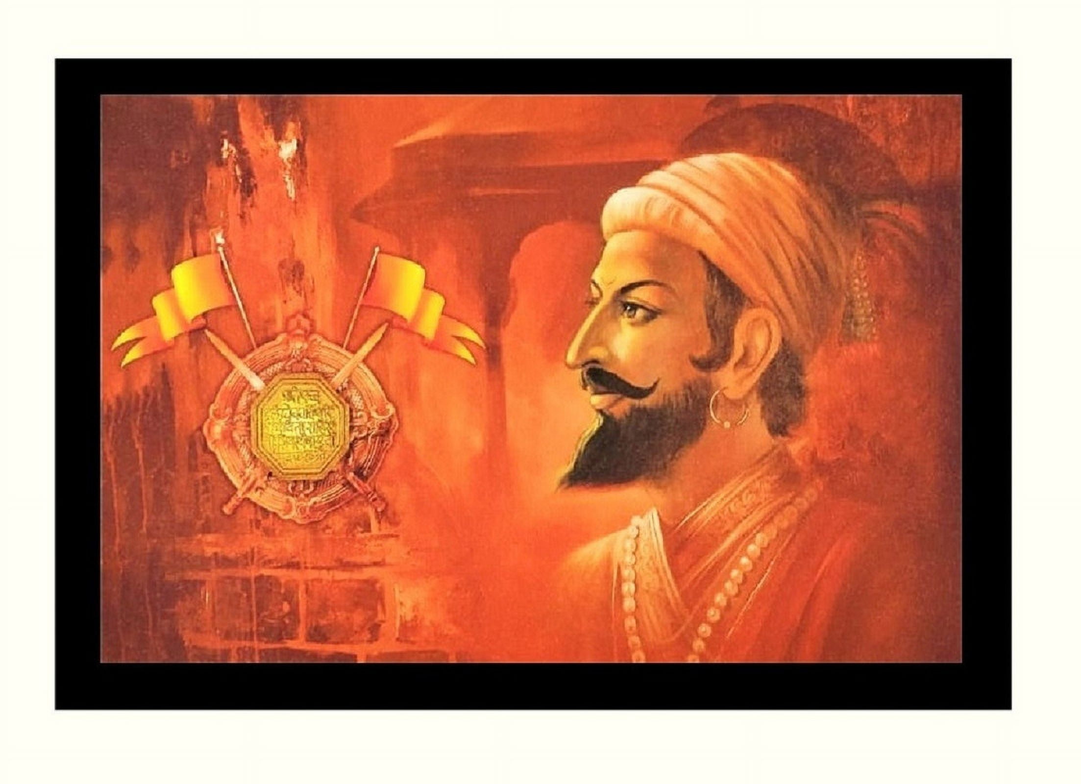 Bm Traders Shivaji Maharaj Wall Sticker Poster Print Without Frame (20 ...