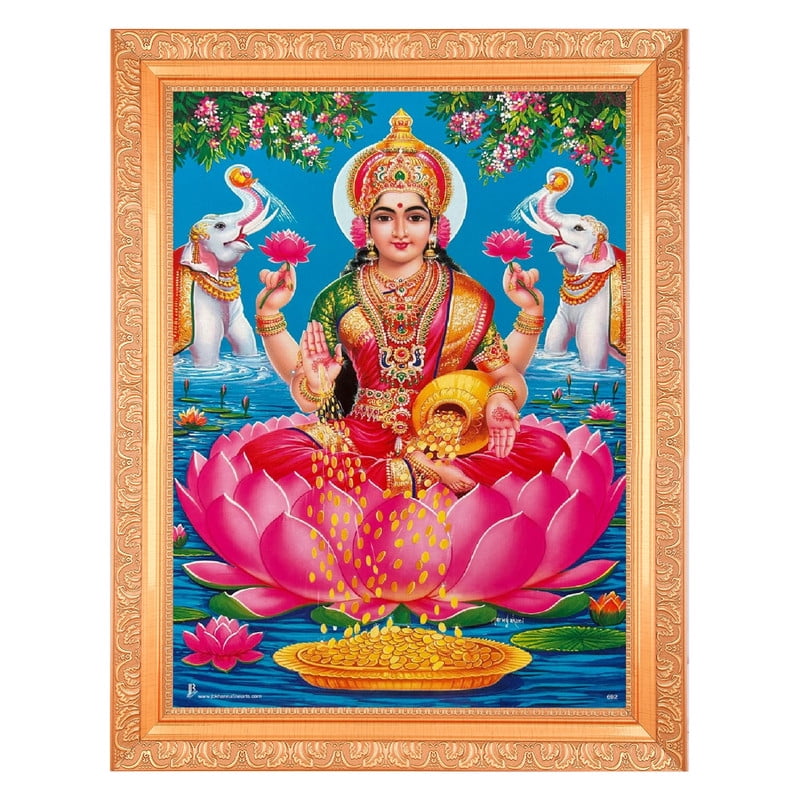 Bm Traders Vintage Design Maa Lakshmi Digital Print Photo In ArtWork ...