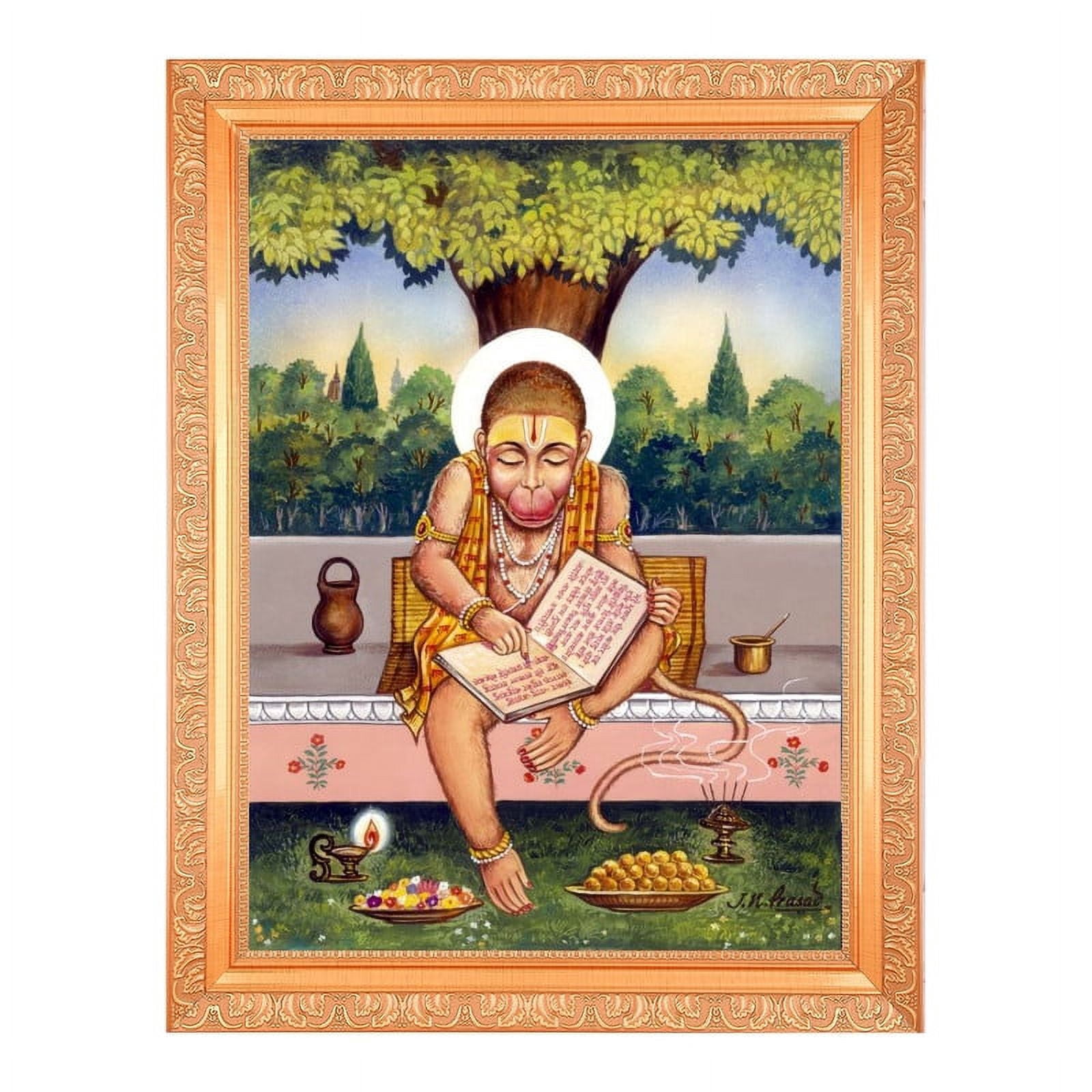 Bm Traders Vintage Design Of Hanumanji Digital Print Photo In ArtWork ...