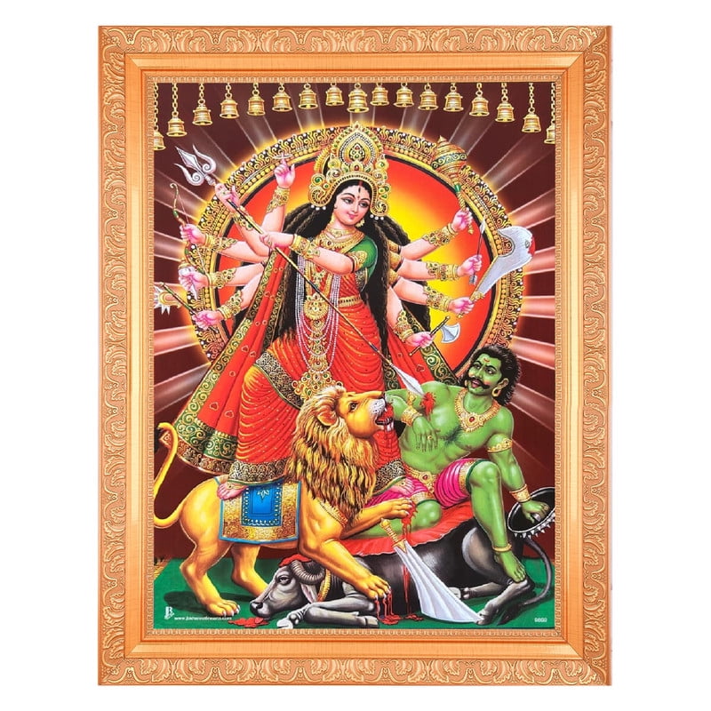 Bm Traders Vintage Design Sri Maa Chandi Devi Digital Print Photo In ...