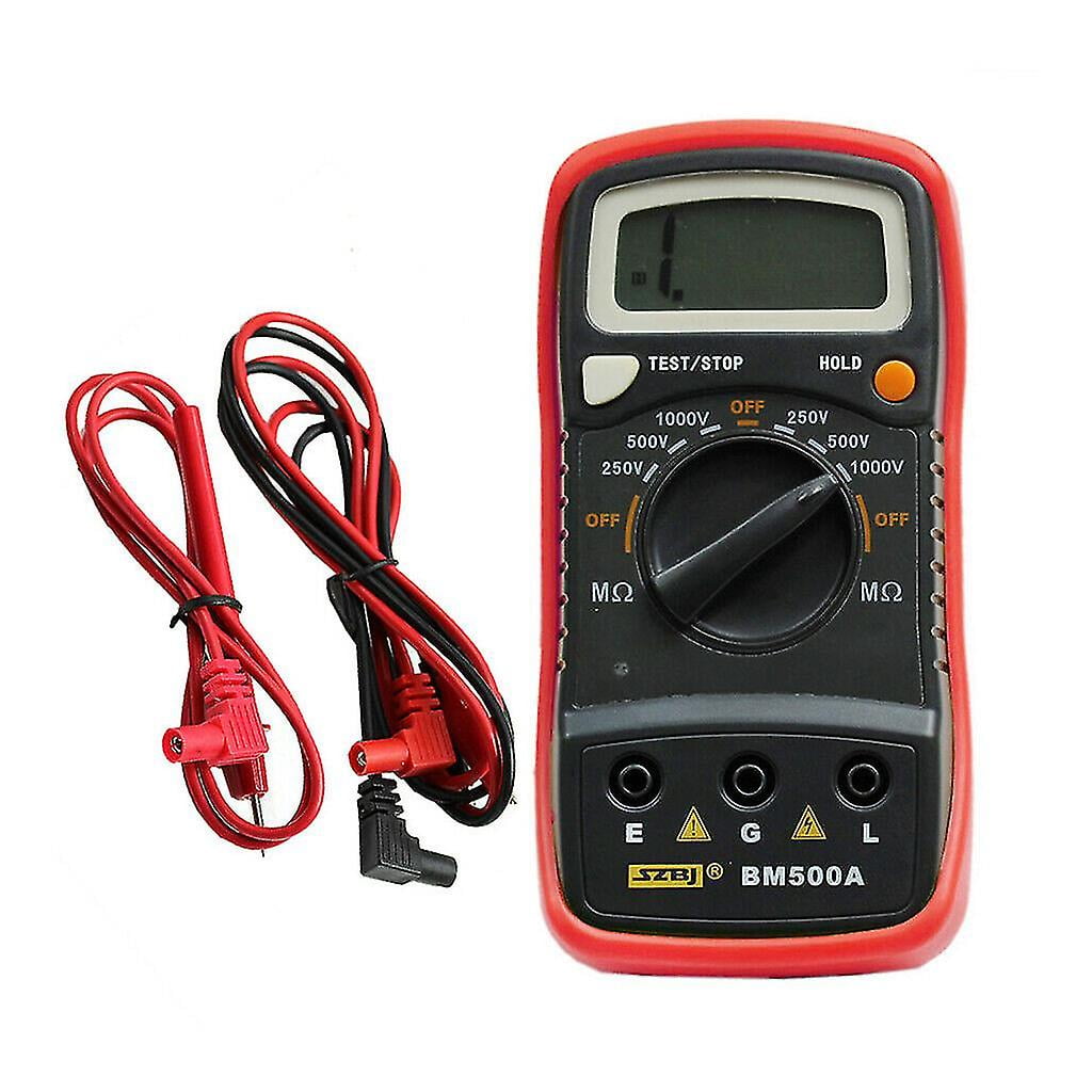 Bm500a 1000v Digital Insulation Resistance Tester Meter Megohmmeter ...