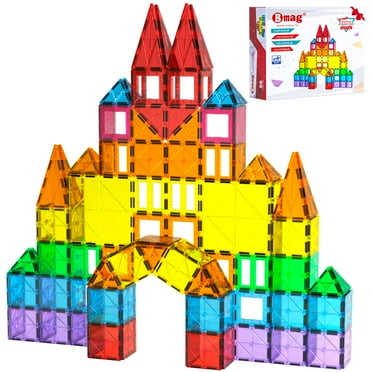 Little Pi Toys Princess Castle Magnetic Building Blocks Playset - 102 ...