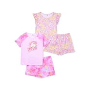 L.O.L. Surprise! Girls Sleep Shirts, Shorts and Pants, 4-Piece Pajama ...