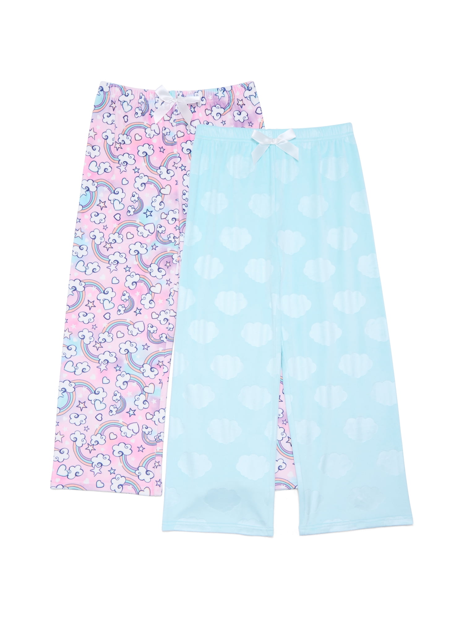 Bmagical Girls Velour Pajama Pants, 2-Pack, Sizes 4-16 - Walmart.com